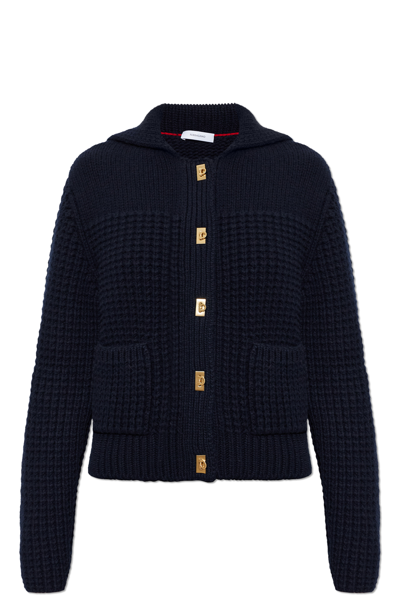 SALVATORE FERRAGAMO gancini jacquard stole with lurex